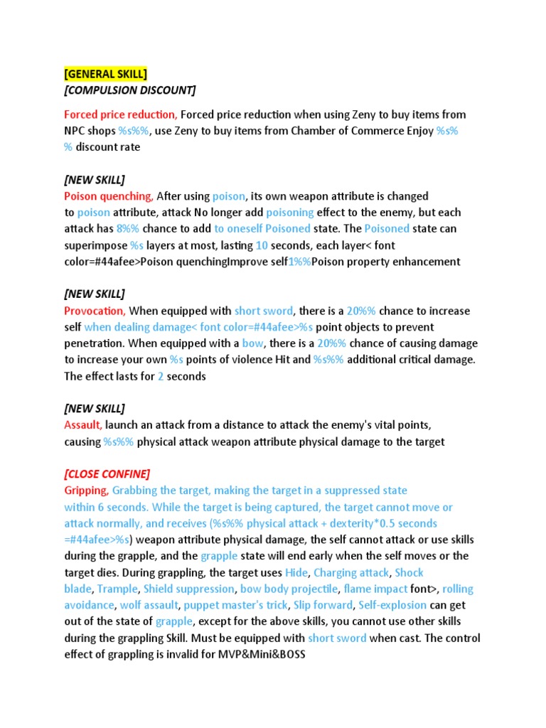 ROX - Rogue - Skill - Translate Split | PDF | Arrow