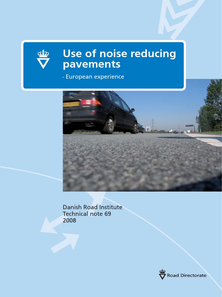 Noise Reducing Pavements | PDF | Road Surface | Road