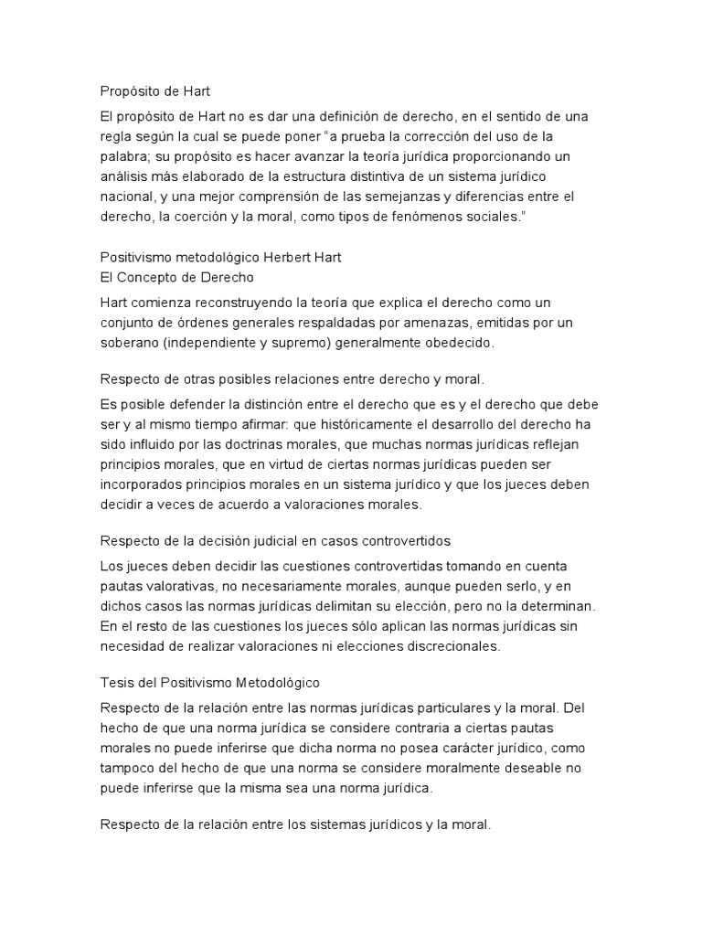 Tesis de Hart | PDF | Moralidad | Filosofía Analítica