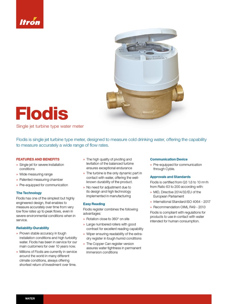 Flodis EN Web | PDF | Flow Measurement | Electrical Engineering