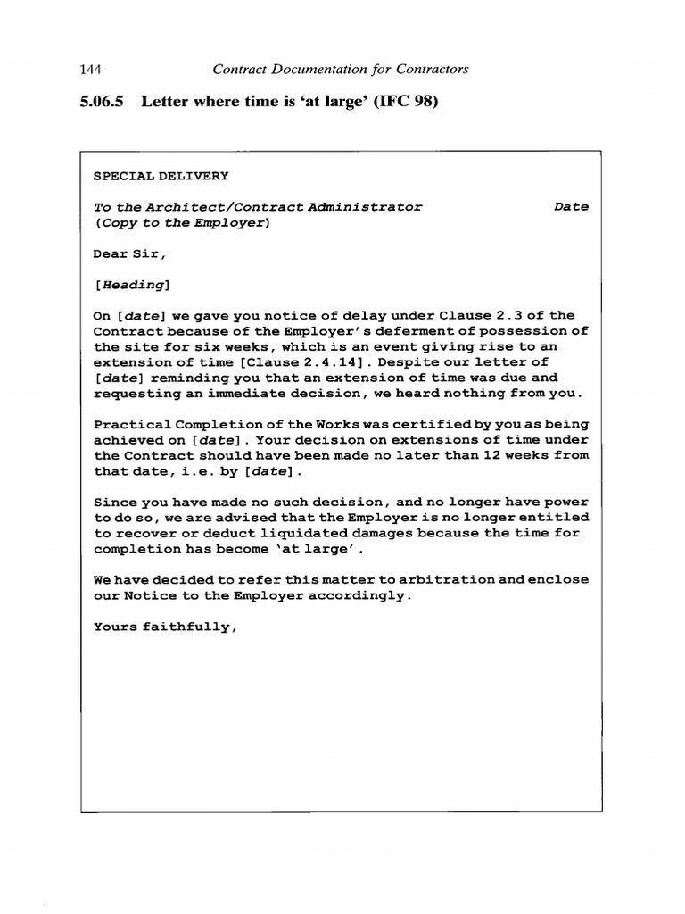 Letter Where Time Is at Large' | PDF