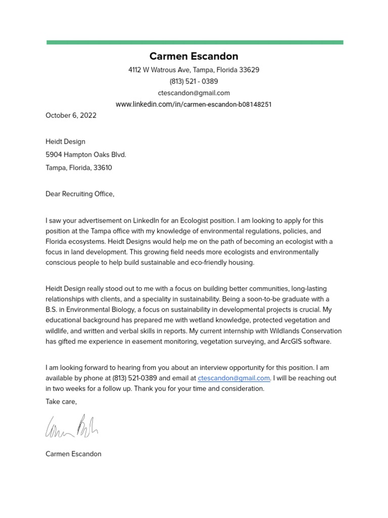 Cover Letters 2 | PDF