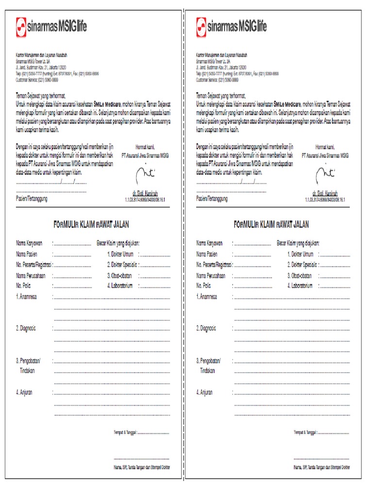 Form RJ - Ekalife-New1 | PDF