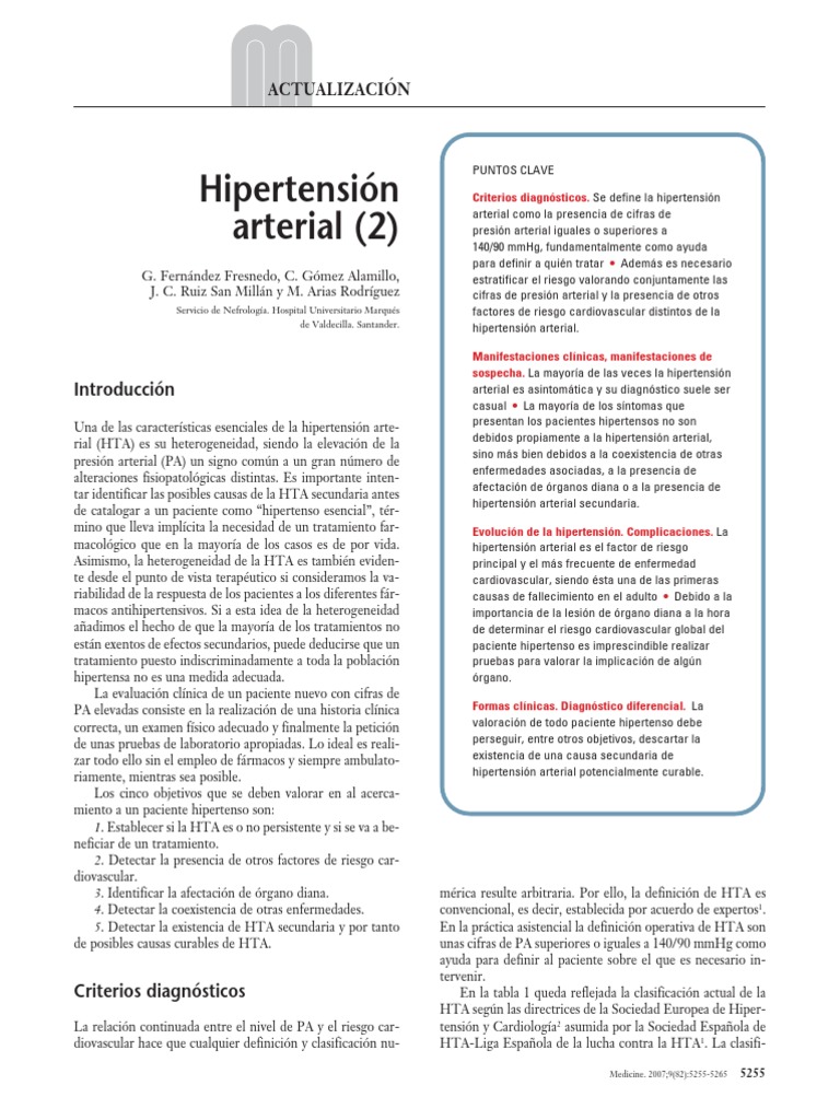 Hta 2 | PDF | Hipertensión | Medicina CLINICA