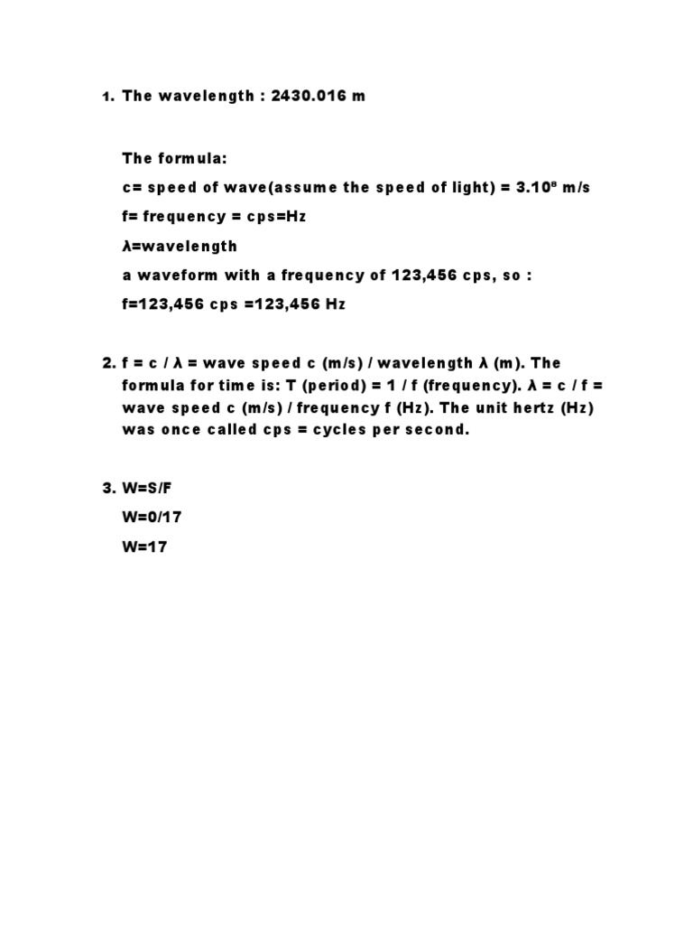 The Wavelength | PDF | Science & Mathematics | Technology & Engineering