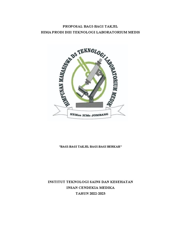 (PROPOSAL Bagi-Bagi Takjil REVISII | PDF | Pengembangan Diri