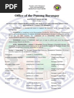 Sample BDRRMC Resoultion For The Adoptation of The BDRRM Plan | PDF ...