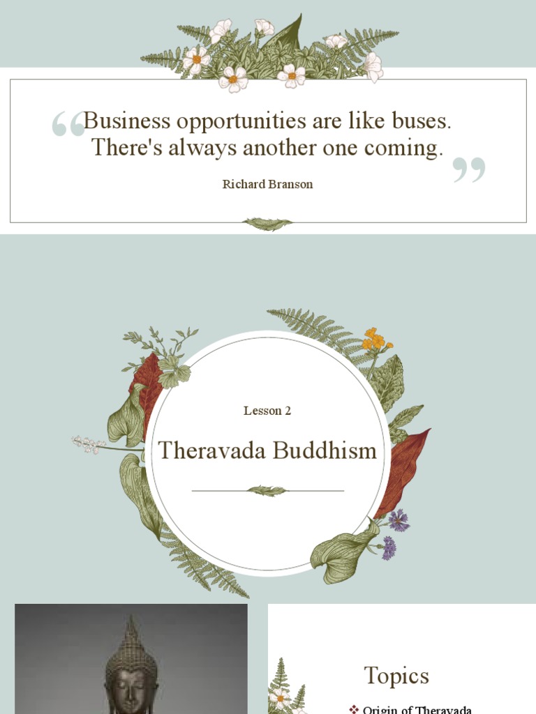 The Core Teachings and Practices of Theravada Buddhism | PDF | Gautama Buddha | Bhikkhu
