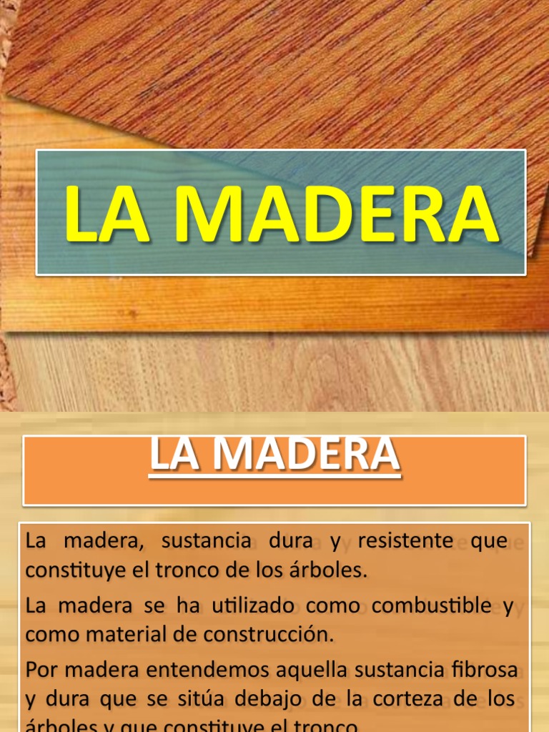 Madera e Impacto Ambiental | PDF | Madera | Madera contrachapada