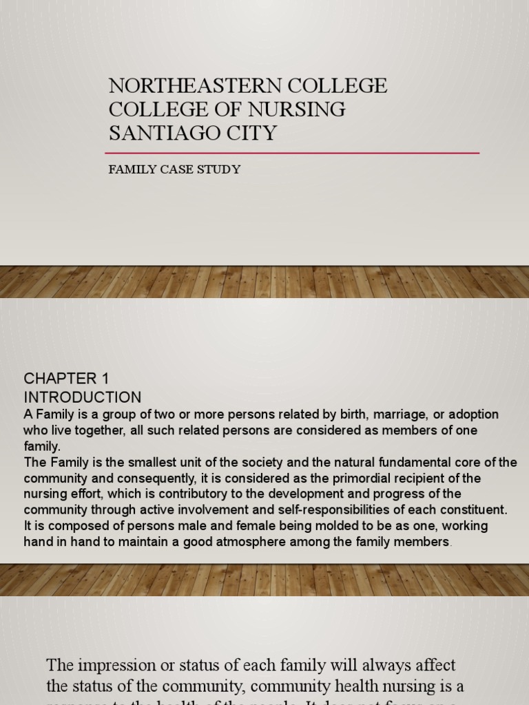 Community Case Study | PDF | Nursing | Family