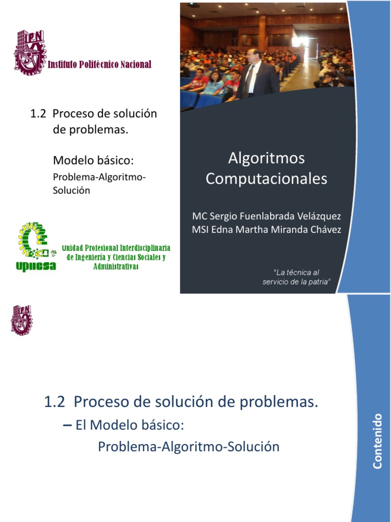 Algoritmos Computacionales: 1.2 Proceso de Solución de Problemas. Modelo Básico | PDF | Diseño ...