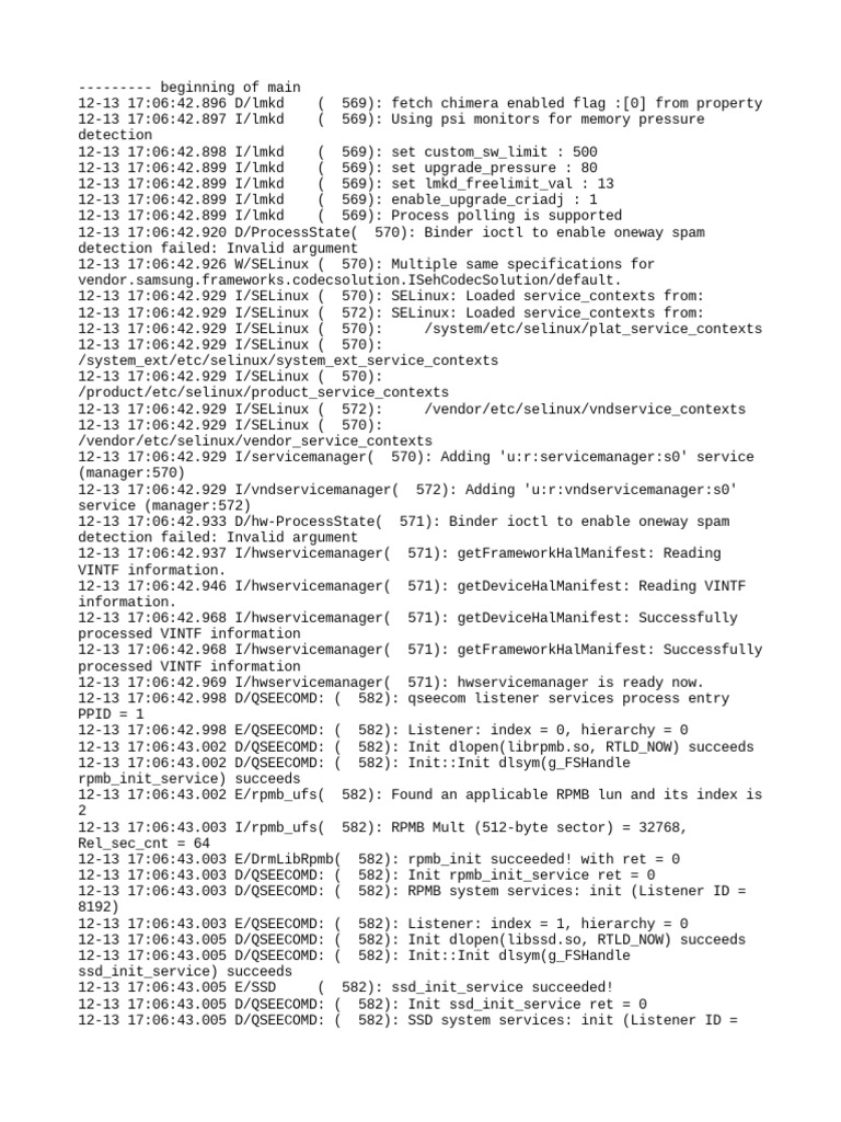 Logcat CSC Update Log | PDF | Software propietario | Software del sistema