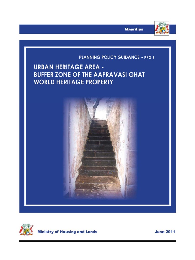 PPG 6: Urban Heritage Buffer Zone Guidelines | PDF | Environmental ...