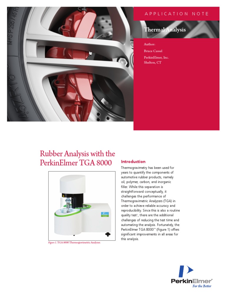 Rubber-Analysis-with-PerkinElmer-TGA-8000- | PDF | Thermogravimetric ...