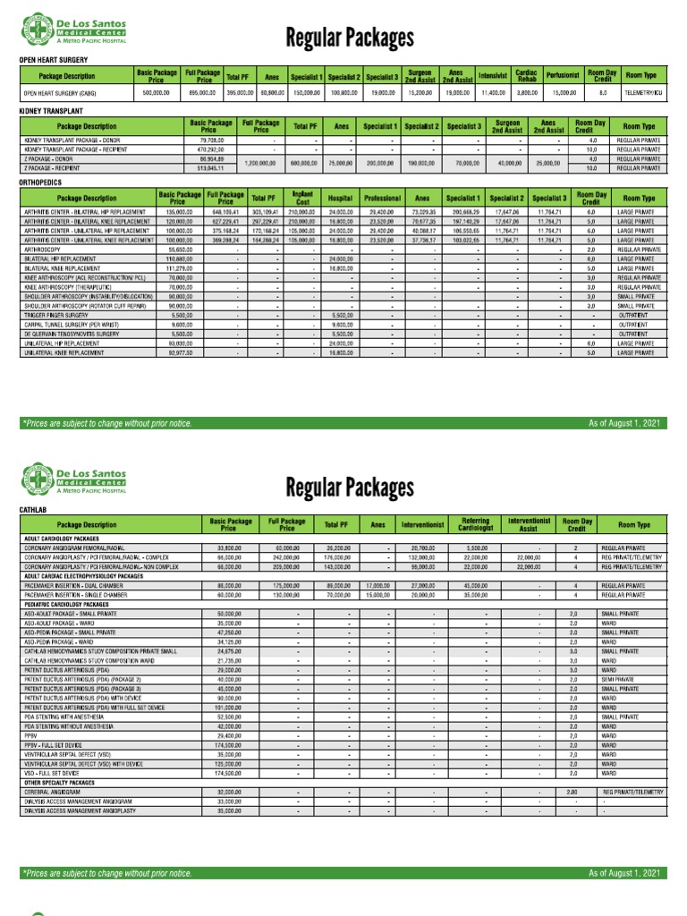 Regular Package | PDF