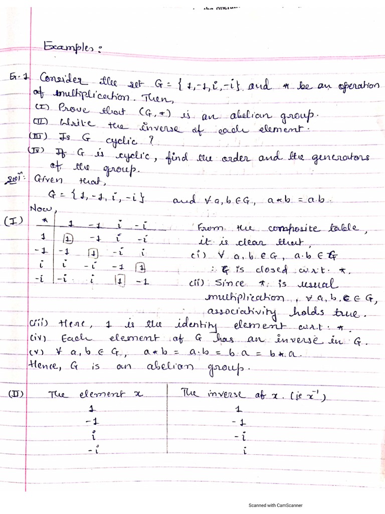 Algebraic Structures 1 | PDF