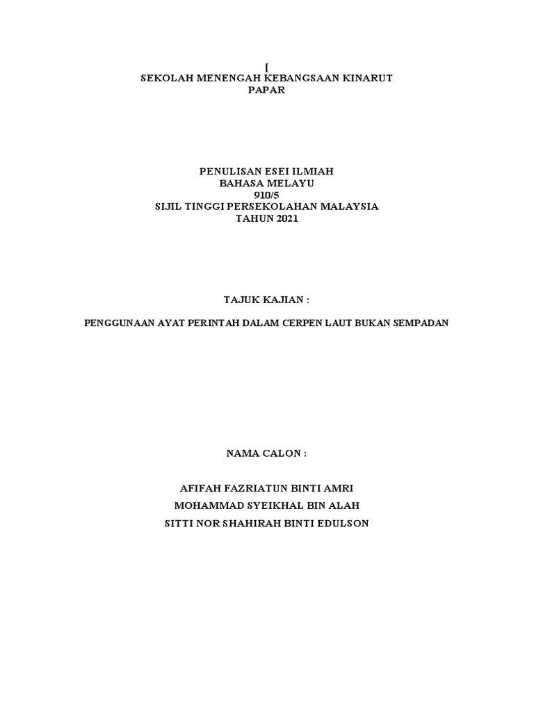 Proposal Bahasa Melayu.1669128597097 2 | PDF