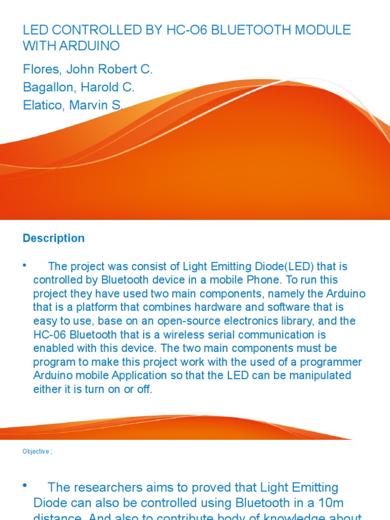Bluetooth LED Control with Arduino | PDF | Arduino | Bluetooth