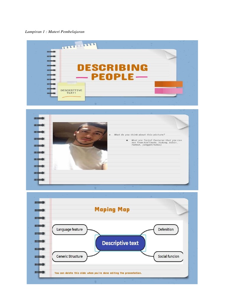 Materi Descriptive Text | PDF | Linguistic Typology | Language Mechanics