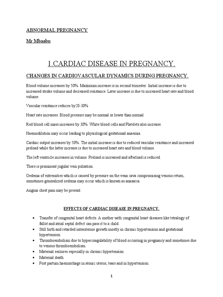 Abnormal Midwifery | PDF | Heart | Gestational Diabetes