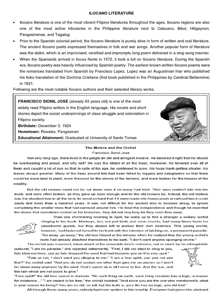 Ilocano Literature | PDF | Southeast Asia | Philippines