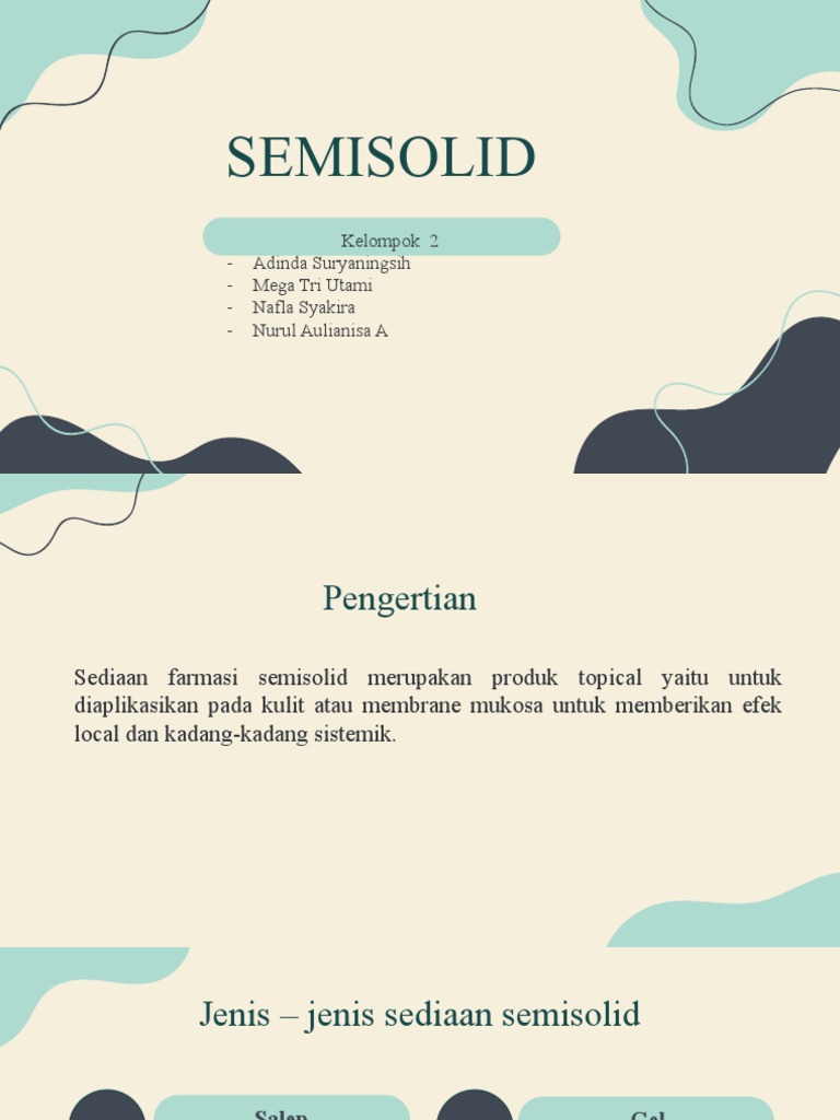 Sediaan Semisolid | PDF