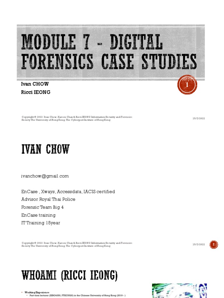 Day 0 Introduction | PDF | Computer Forensics | File System