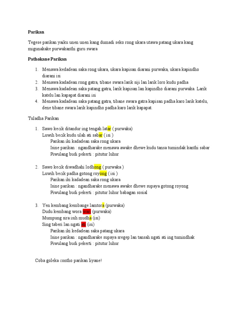 Parikan | PDF