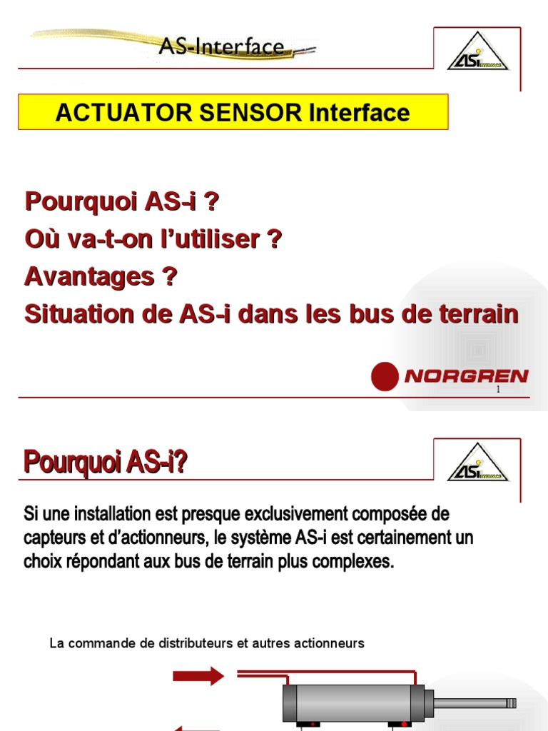 As-I Systèmes de Bus de Terrain | PDF | Entrée/Sortie | Âge de l ...
