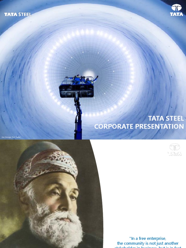 Tata Steel Corporate Presentation 2019 | PDF | Steelmaking | Steel
