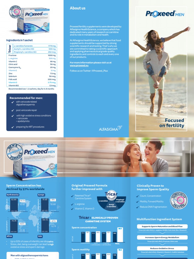 brochure-proxeed-men | PDF | Nutrition | Diet & Nutrition