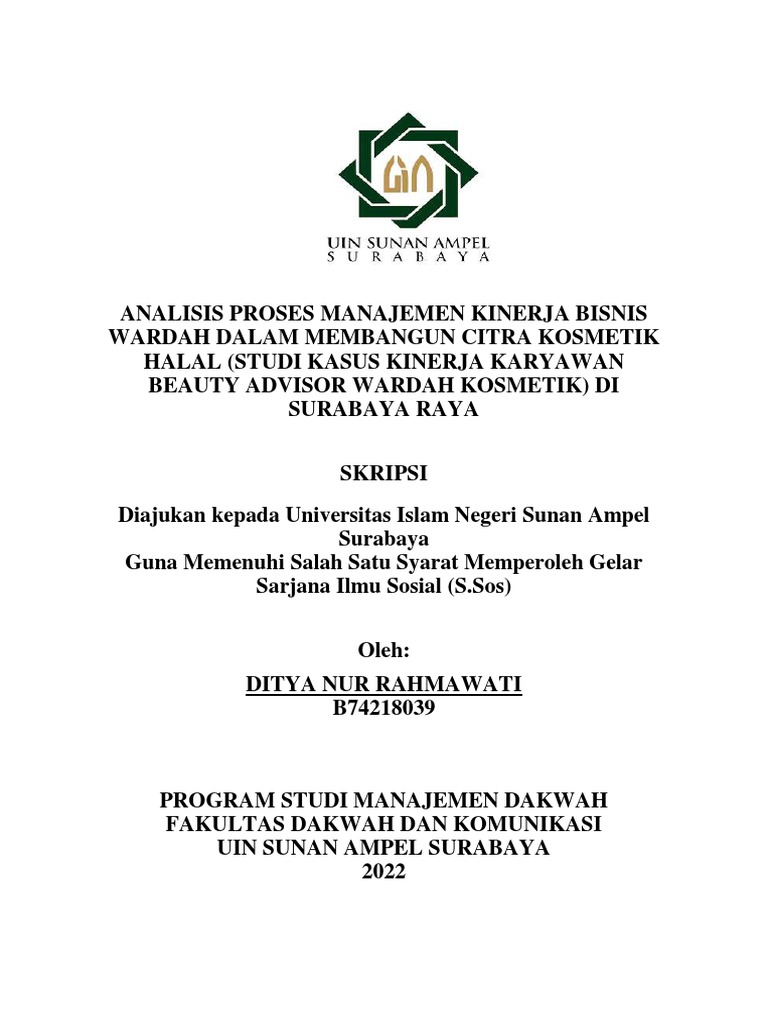 Ditya Nur Rahmawati - B74218039 | PDF