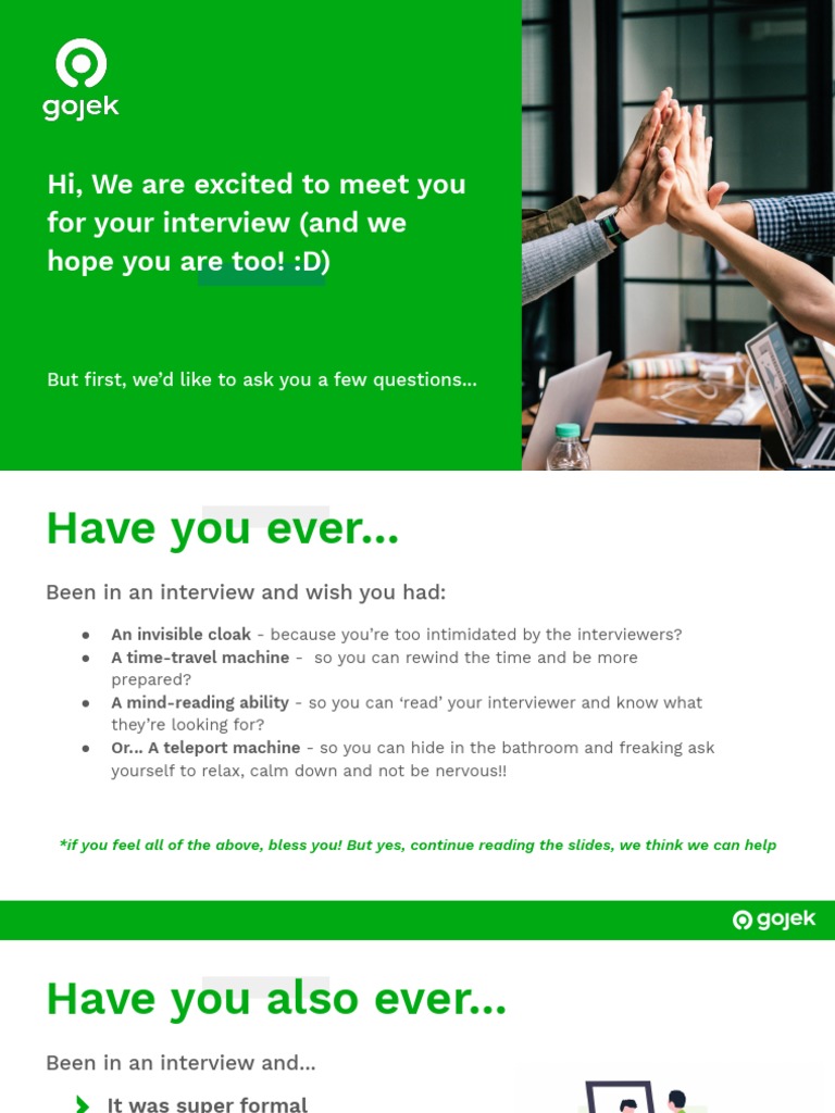 Interview Tips for Gojek Candidates | PDF | Ios | Computing