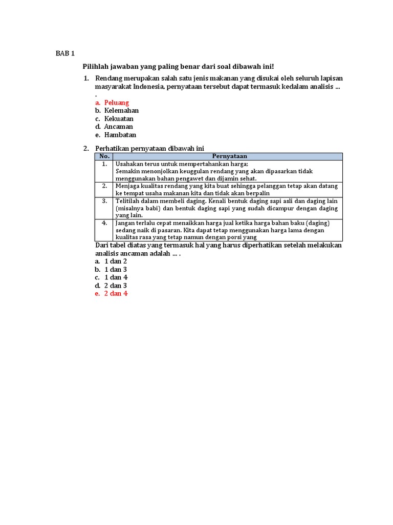 Evaluasi Pkwu Kelas Xii SMT 1 TP 2022-2023 | PDF