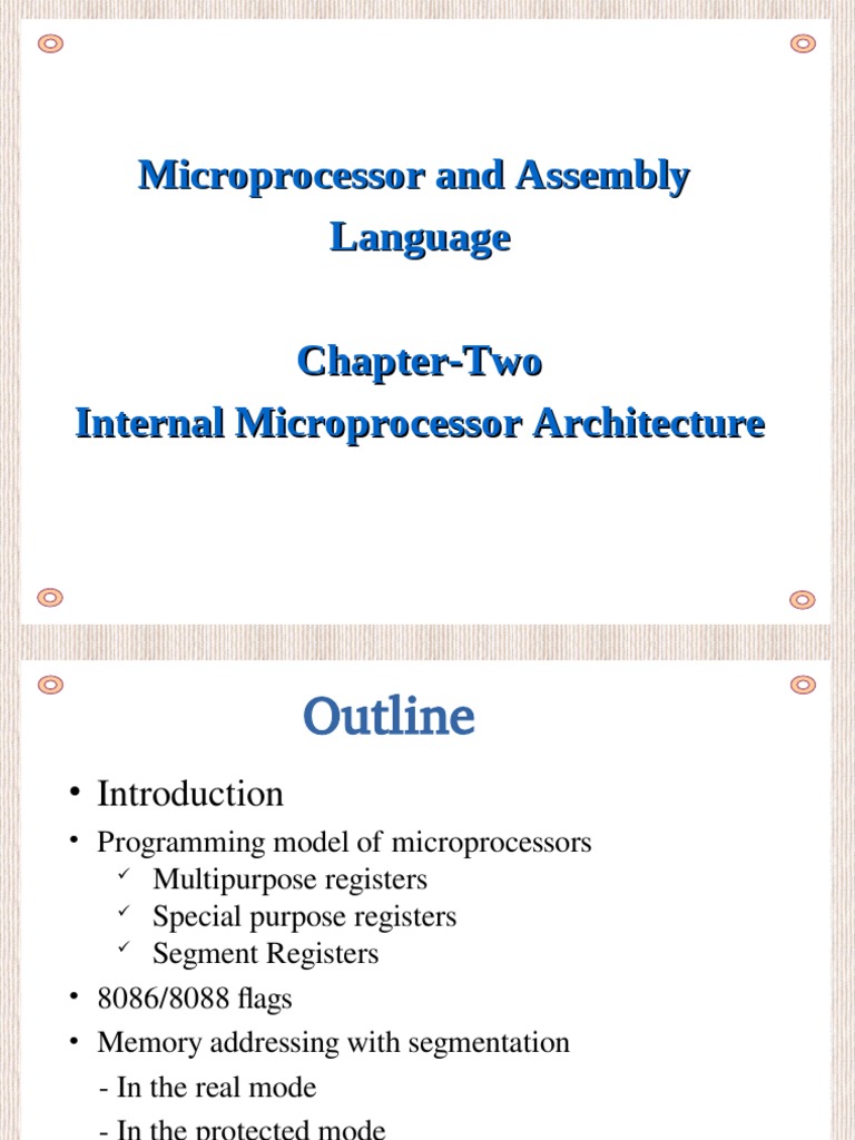 Chap - 2 MP | PDF | Central Processing Unit | Microprocessor