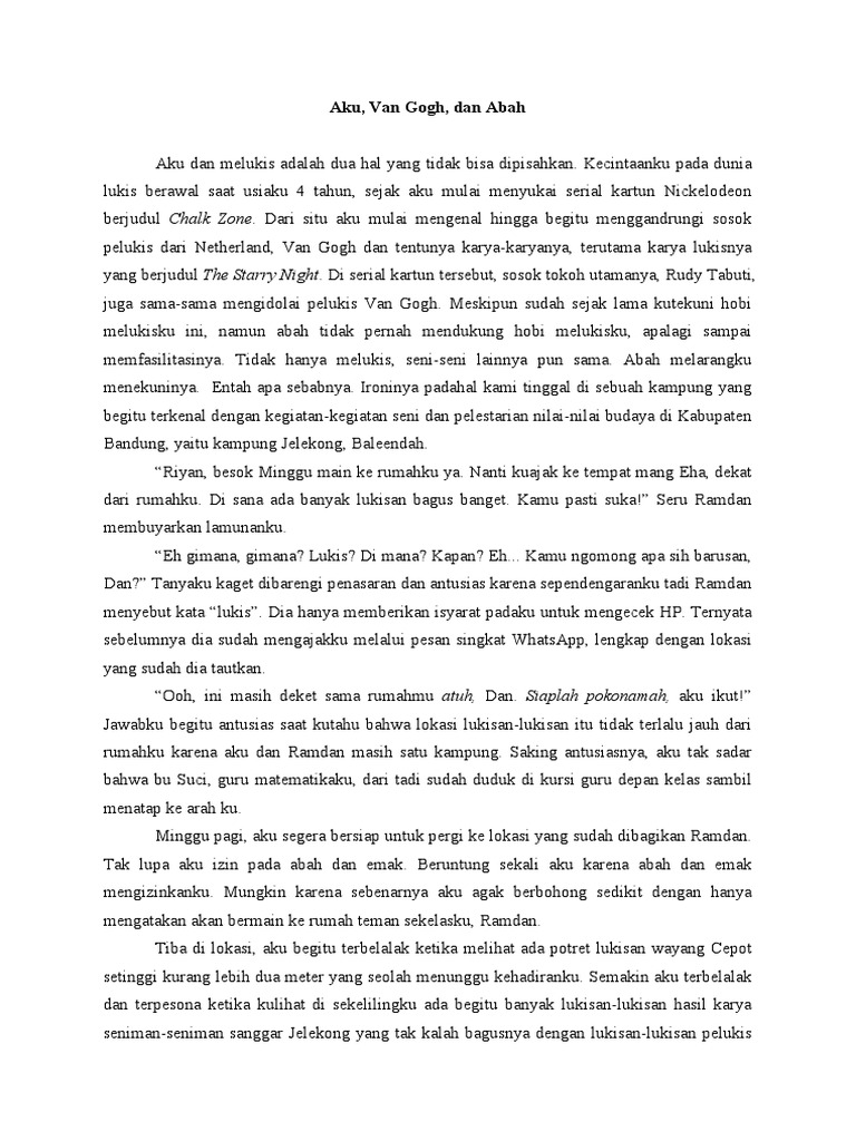 Gebyar Bahasa - Imas Mardiah - SMP Inspiratif - Lomba Cerpen | PDF | Agama & Spiritualitas | Puisi