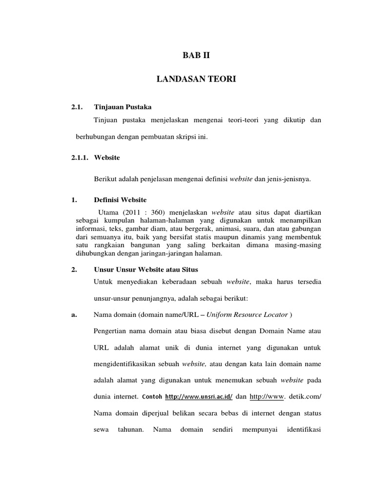 File - 14 Bab II Landasan Teori | PDF
