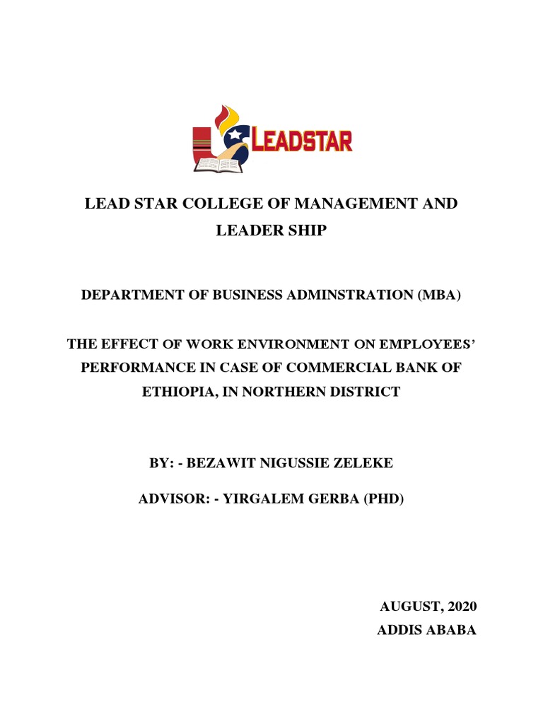 Bezawit Final Thesis New | PDF