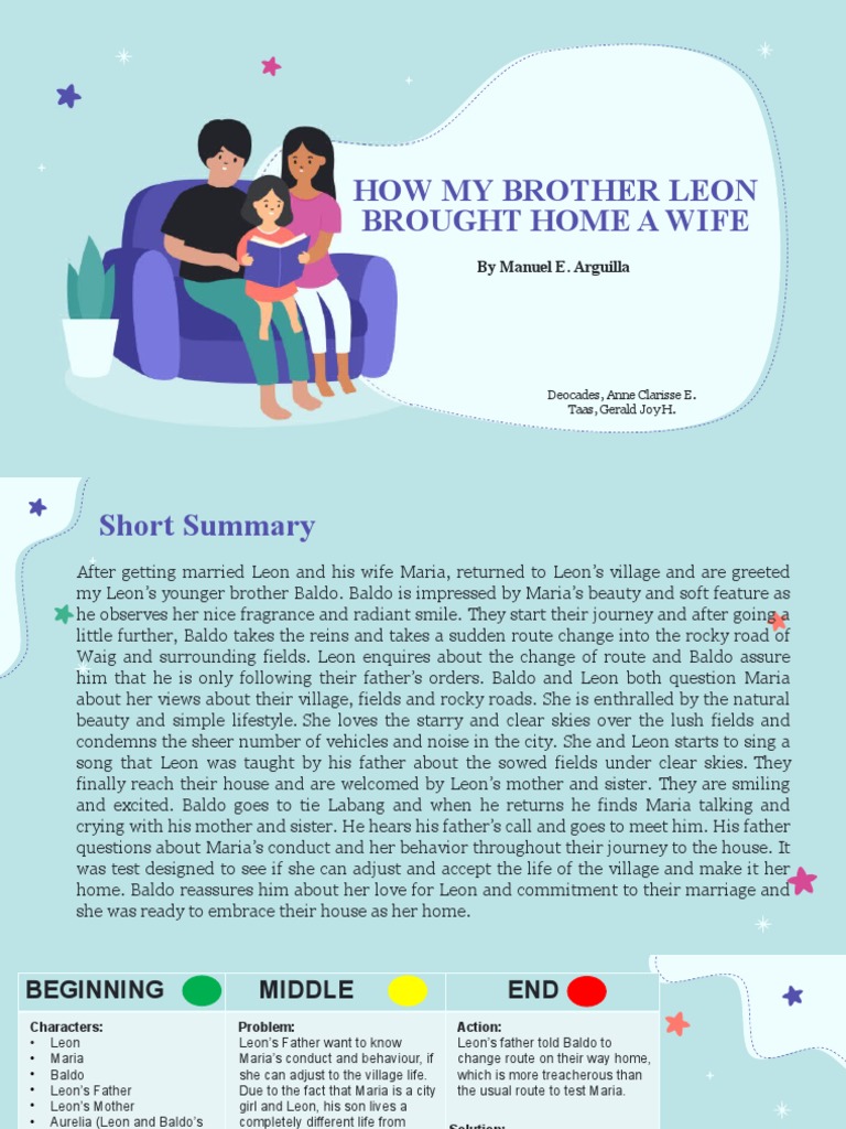 How My Brother Leon Brought Home A Wife | PDF
