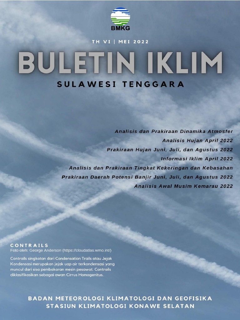 Buletin Iklim Sultra Edisi Mei 2022 | PDF