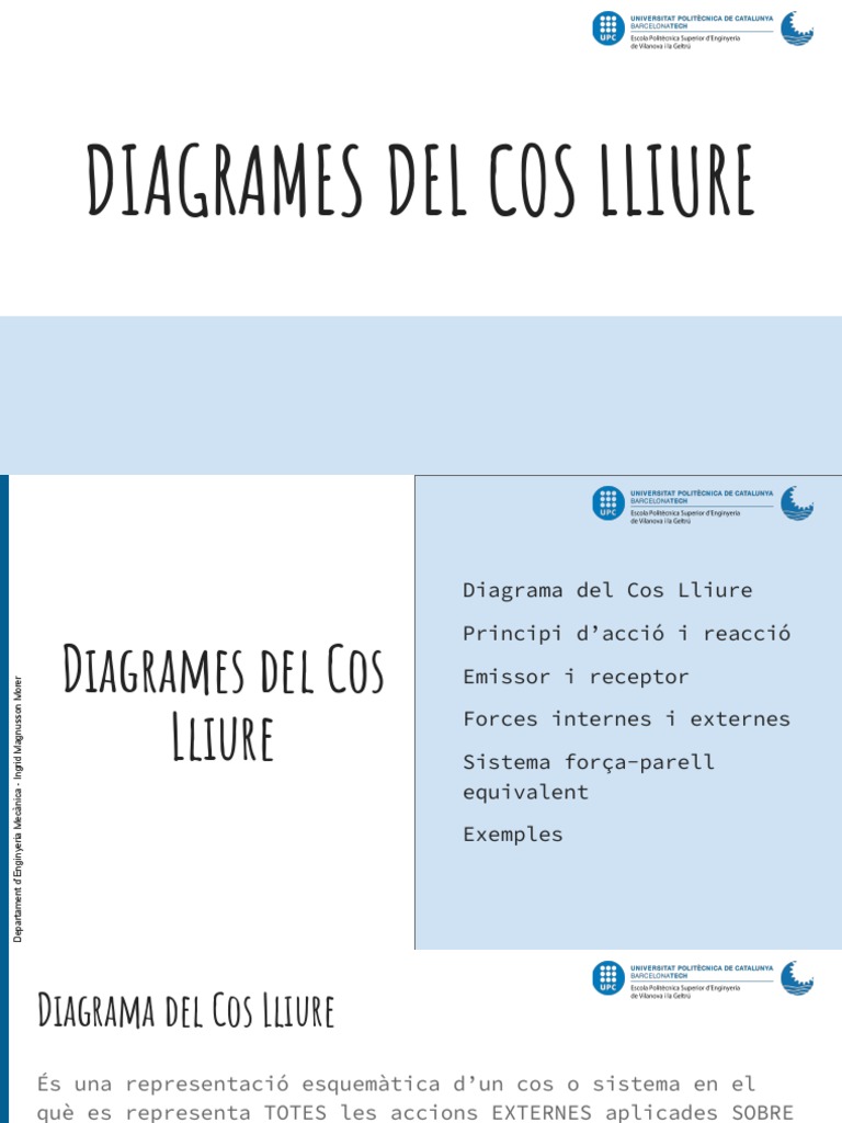 Diagrames Del Cos Lliure | PDF