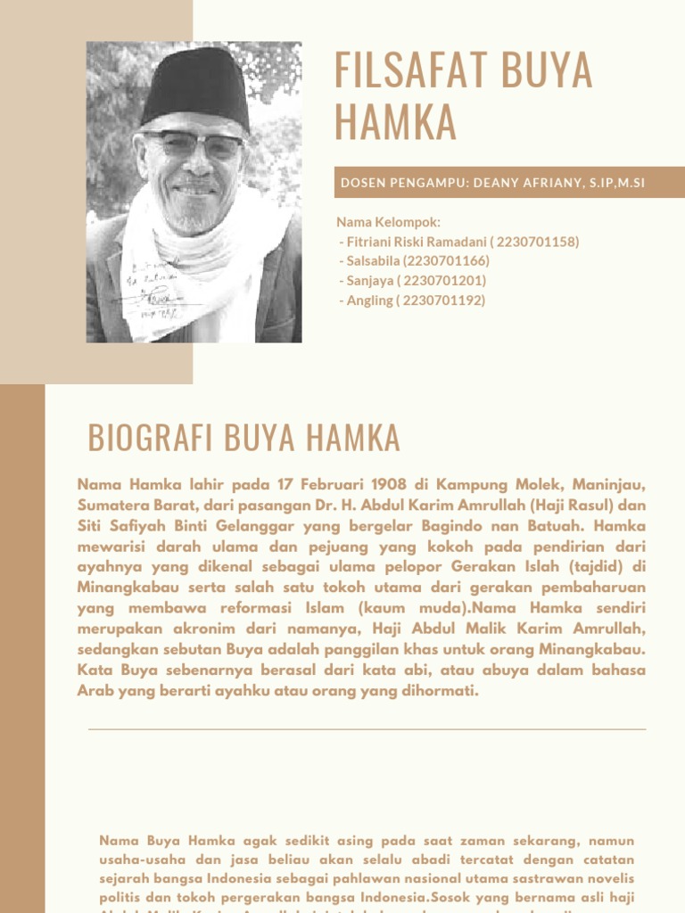 FILSAFAT BUYA HAMKA | PDF