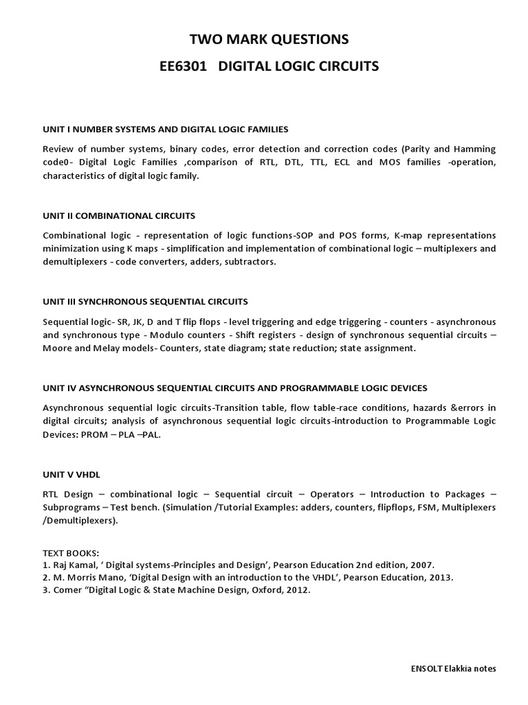 2 Mark | PDF | Random Access Memory | Read Only Memory