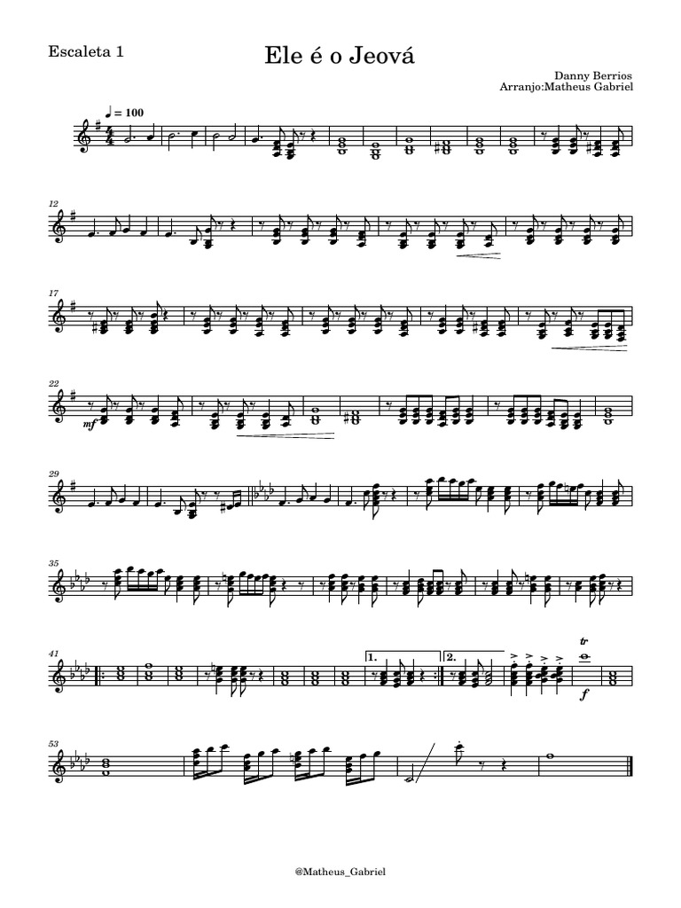 Ele o Senhor Jeov-Escaleta 1 | PDF