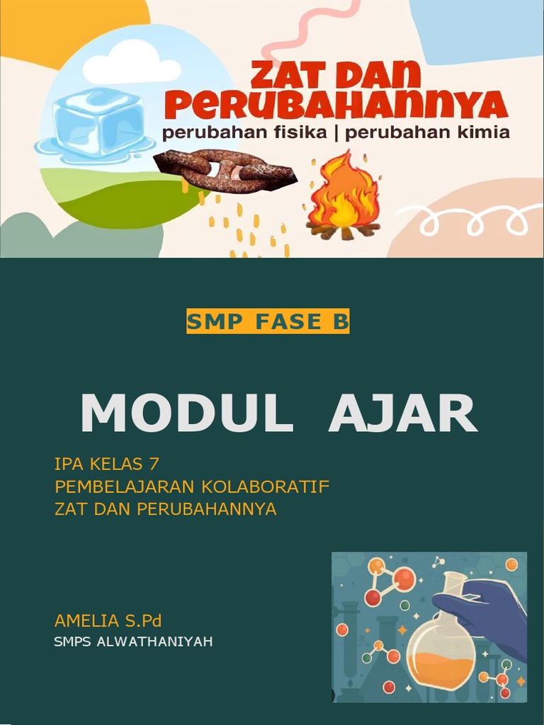 Modul Zat Dan Perubahannya | PDF