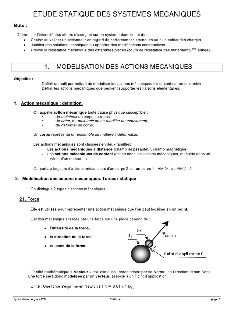 Statique 17 18 | PDF