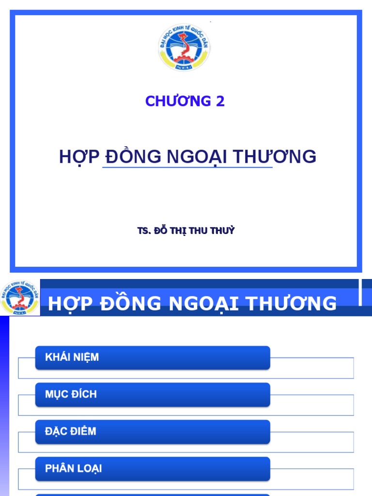 Chương 2. H P Đ NG Ngo I Thương | PDF