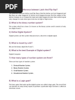Digital Electronics Interview Questions | PDF | Electronics ...