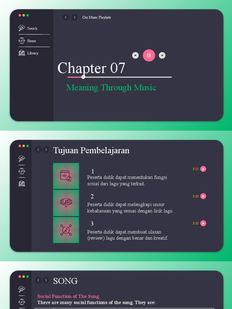 Music Subject For High School Sharing Our Music Playlists! by Slidesgo ...