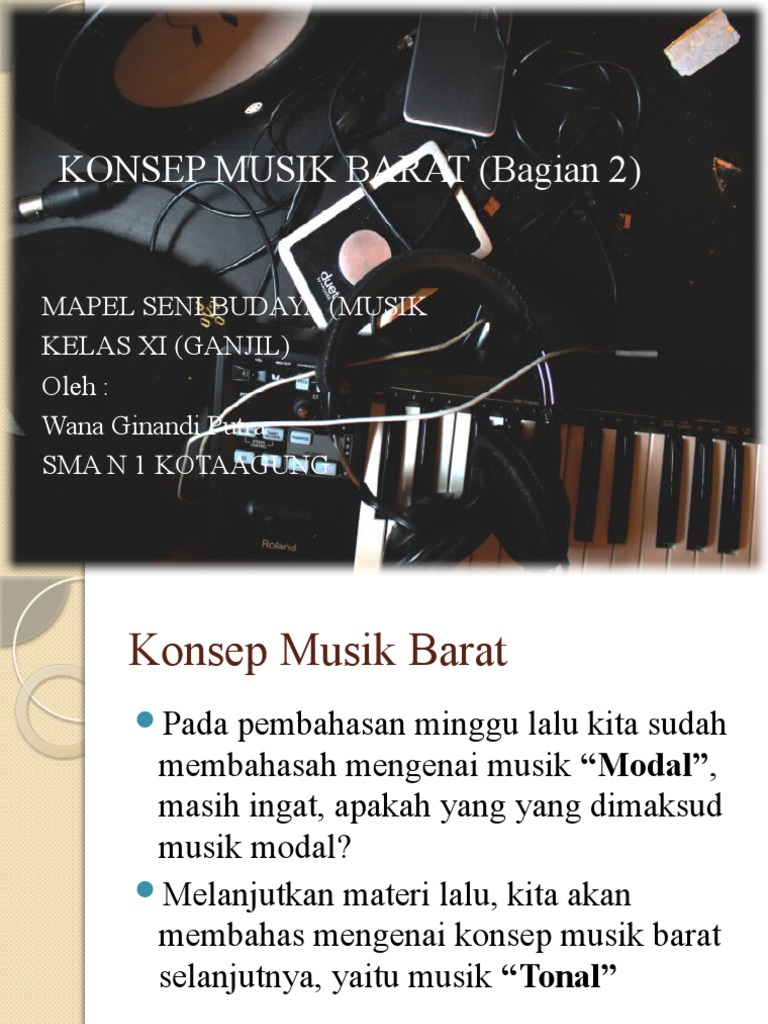 Konsep Musik Barat (Tonal Dan Atonal) | PDF